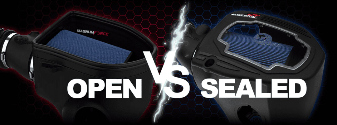 Cold Air Intake Systems: Open vs Sealed - aFe POWER Blog, News & Events